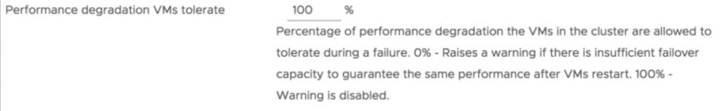 VMware Admission Control – Sistem Yönetimi
